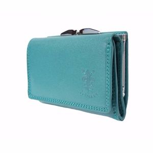 Accessories | Hand Made Italian Leather Wallet Turquoise | Poshmark